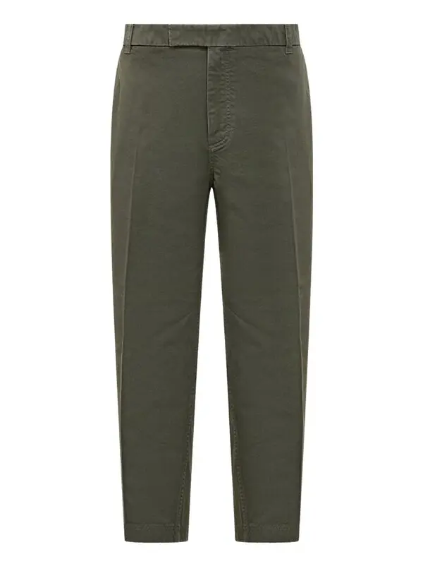 Thom Browne Twill-weave Cotton Trousers - Olive Green