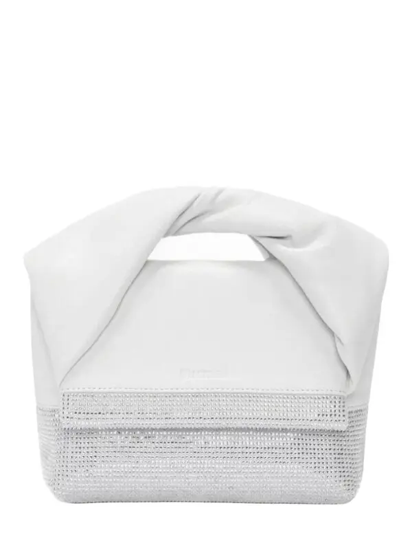 J.W.ANDERSON Jw Anderson Embellished Twister Small Tote Bag - White