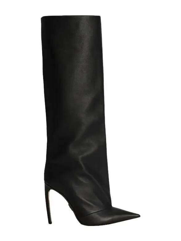 Dolce & Gabbana Devotion Pointed Toe Boots - Black