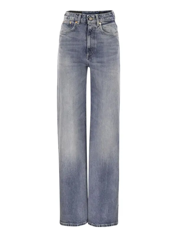 DONDUP Beatrix Wide-leg Jeans - Gray