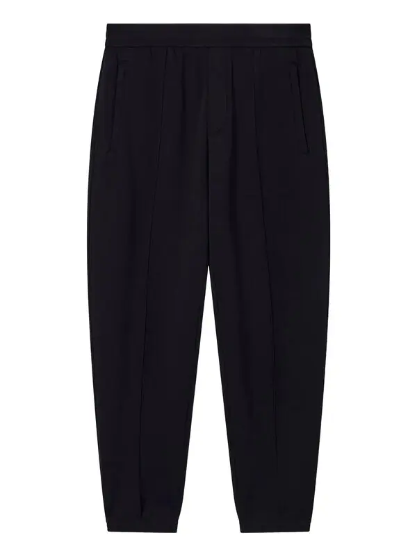 Emporio Armani Stitched Leg Joggers - Navy Blue