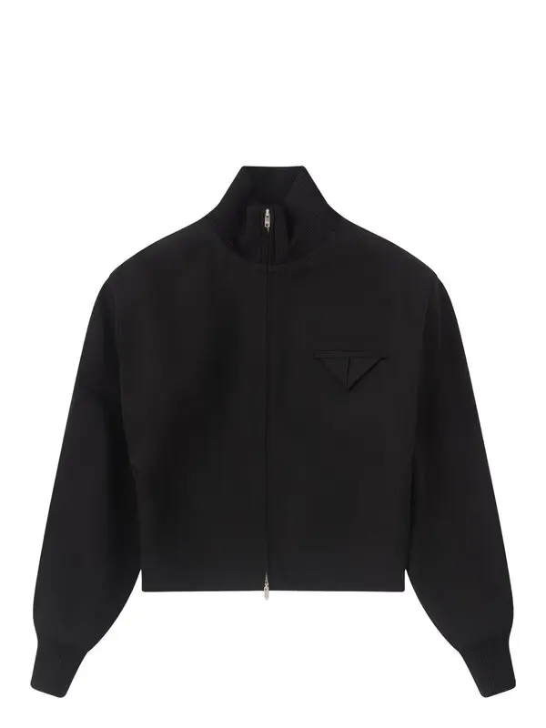 Bottega Veneta Long Sleeve Casual Jacket - Black
