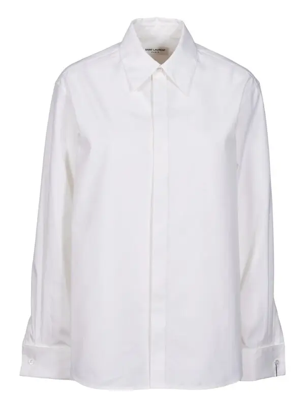 Saint Laurent Boyfriend Shirt - White