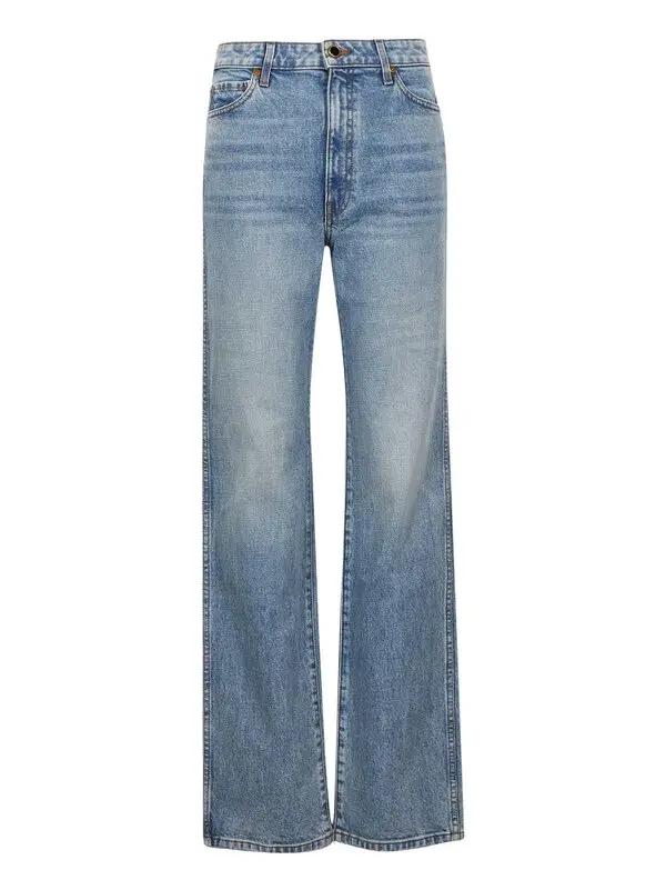 Khaite Logo Jeans - Blue