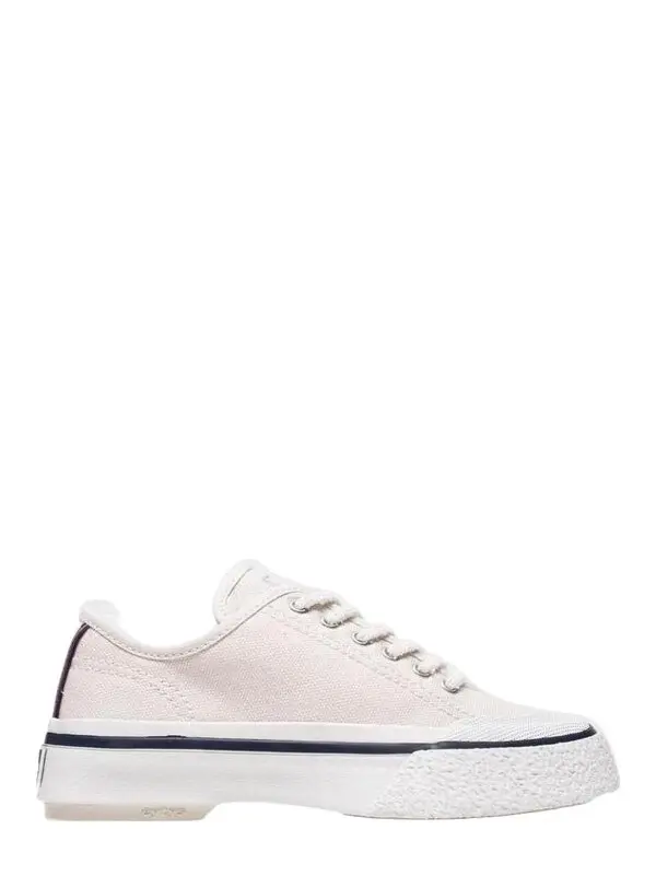 Eytys Low-top Canvas Lace-up Sneakers - White