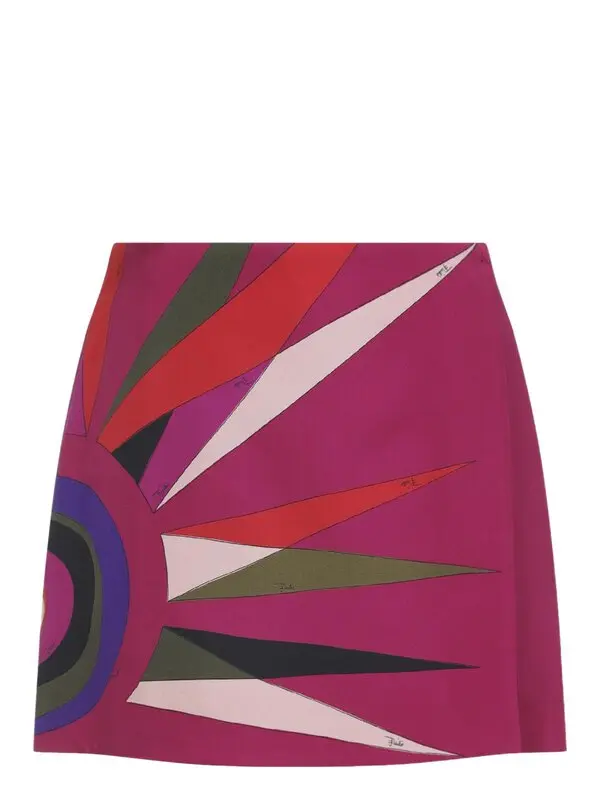Emilio Pucci Printed Mini Skirt - Multicolor
