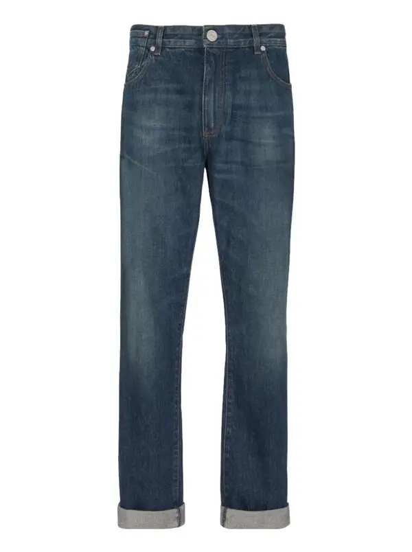 Balmain Straight-leg Jeans - Blue