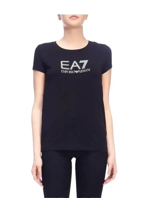 EA7 Logo T-shirt - Black