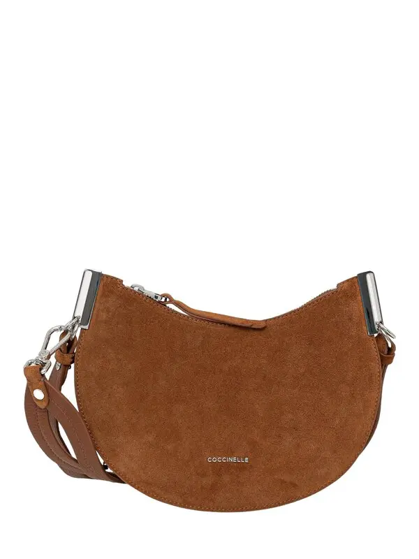 COCCINELLE Logo Shoulder Bag - Brown