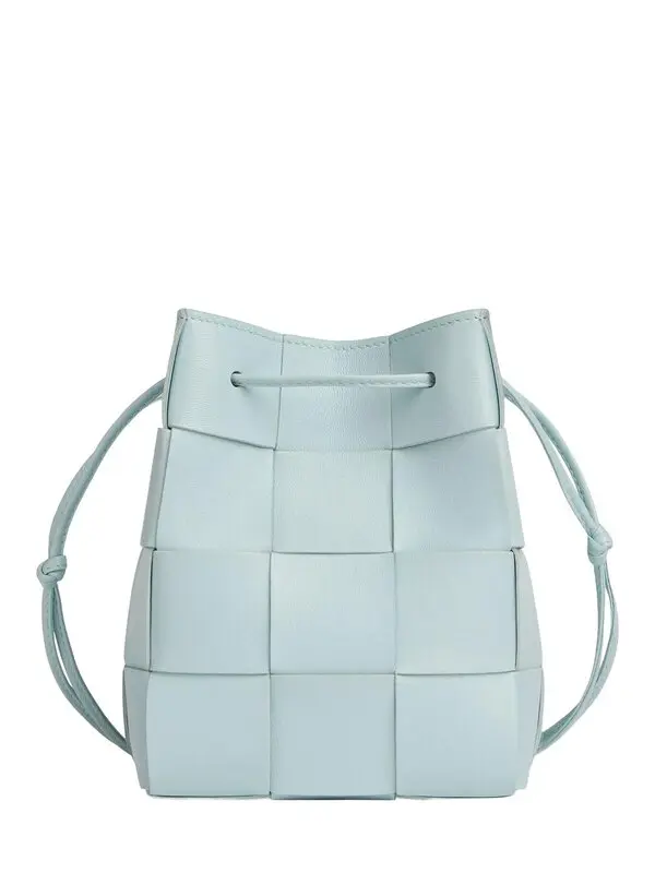 Bottega Veneta Cassette Small Shoulder Bag - Water Duck Blue