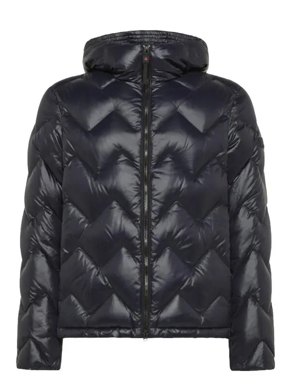 Peuterey Honova" Down Jacket With Chevron Quilting - Black