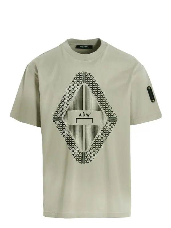A-COLD-WALL* Gradient Logo Printed Crewneck T-shirt - Gray