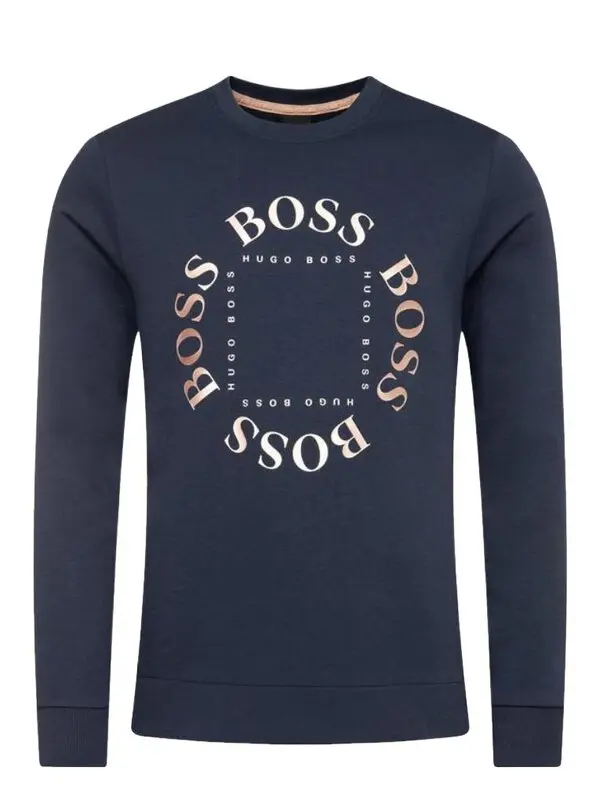 Hugo Boss Crewneck Logo Sweater - Black