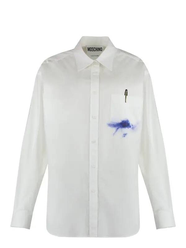 Moschino Long Sleeve Shirt - White