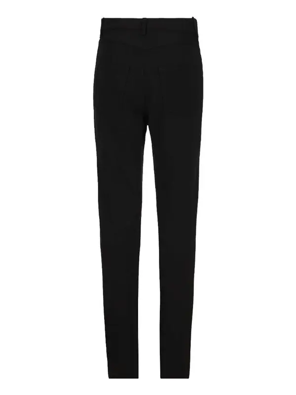 Balenciaga Straight-leg Tailored Trousers - Black