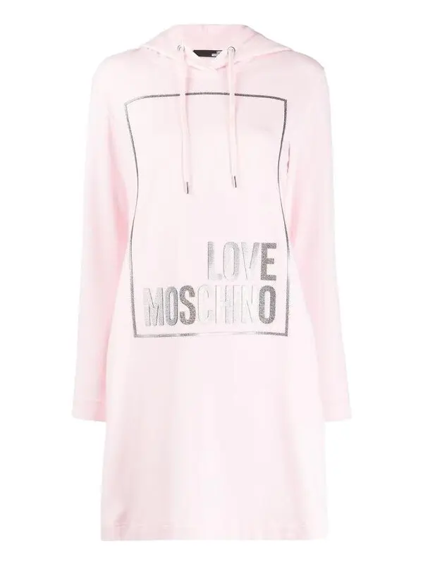 Moschino Hooded Dress - White