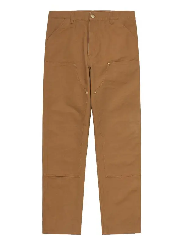 Carhartt Work In Progress Straight Leg Double Knee Work Pants - Brown
