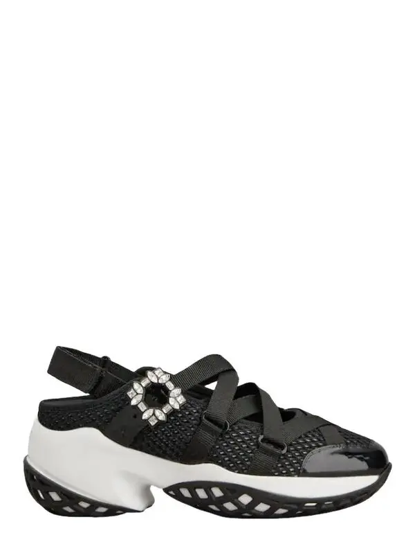 ROGER VIVIER Viv' Run Ballerinas - Black