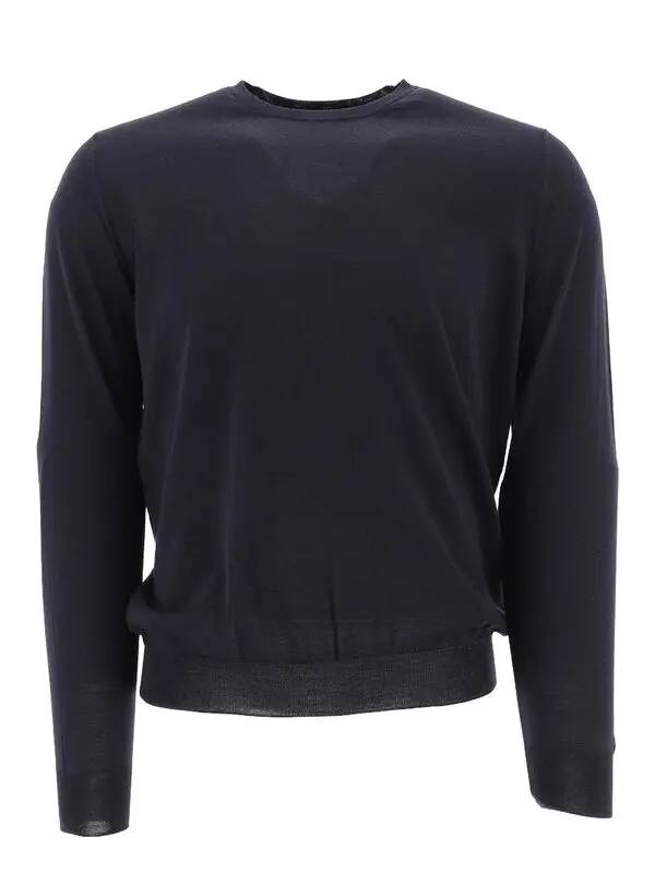 DRUMOHR Crewneck Fine Knit Sweater - Black