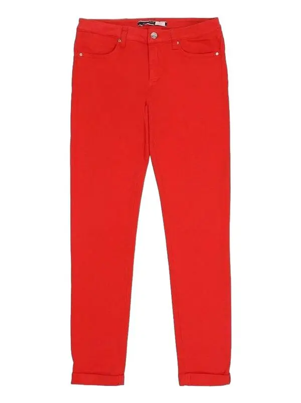 Sportmax Logo Detail Jeans - Red