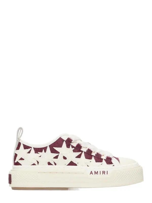 Amiri Star" Low-top Lace-up Casual Sneakers - White