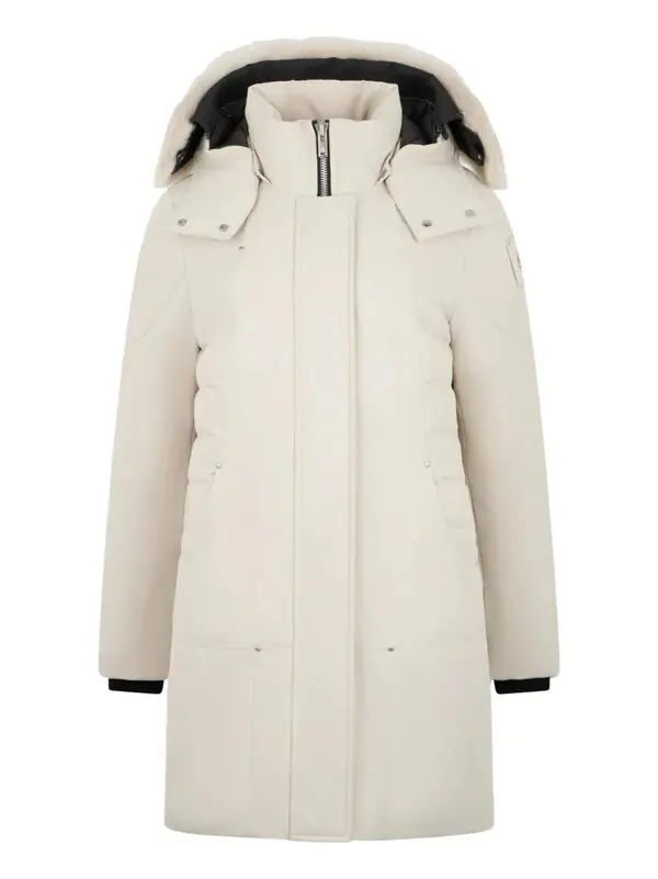 Moose Knuckles Cloud Shearling Parka - White