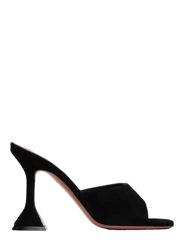 Amina Muaddi Lupita Slipper Sandals - Black