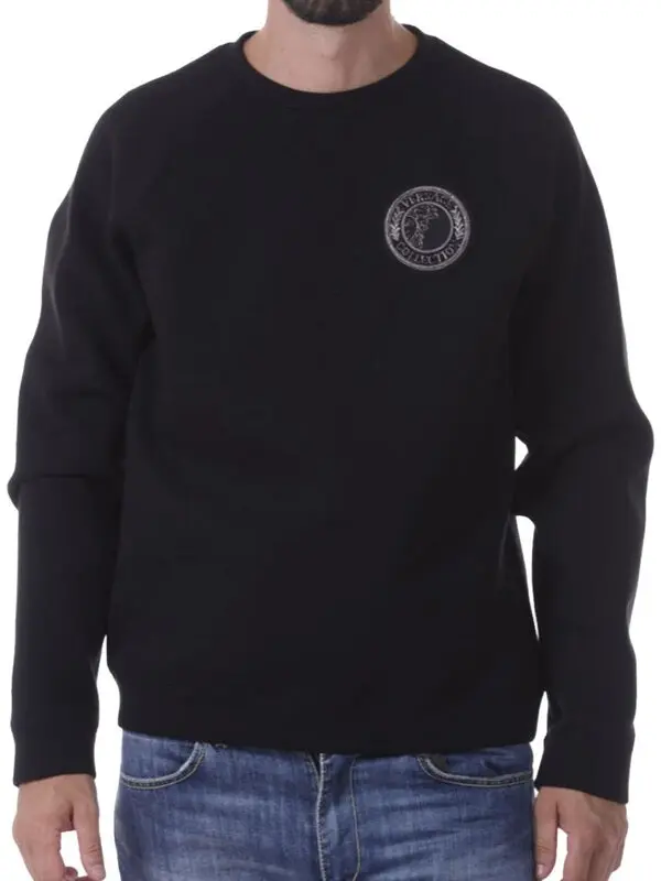 Versace Logo Sweatshirt - Black