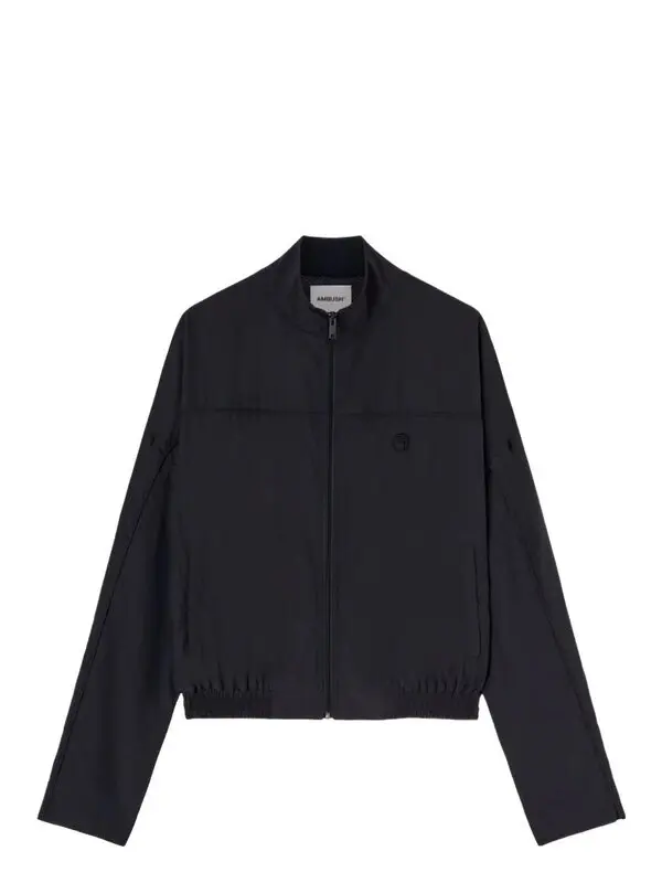 AMBUSH Logo Embroidered Track Jacket - Black