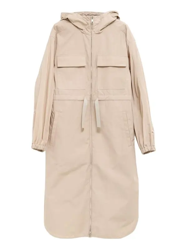 Moncler Laerte Parka Coat - Beige