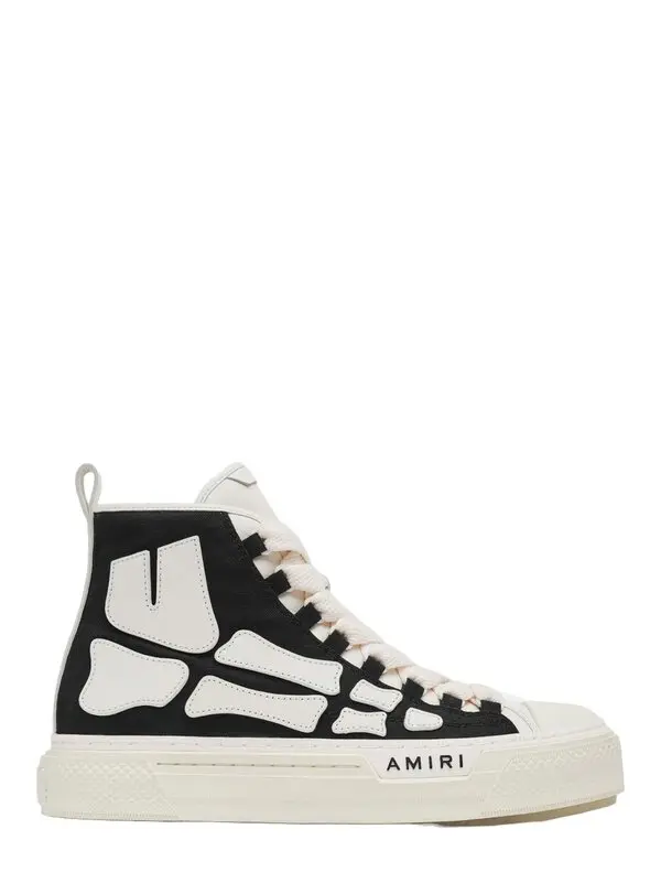 Amiri Skel Court Hi Sneakers - Black