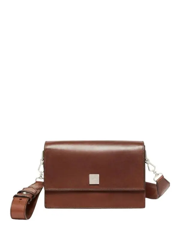 Max Mara Small Leather Crossbody Bag - Cocoa