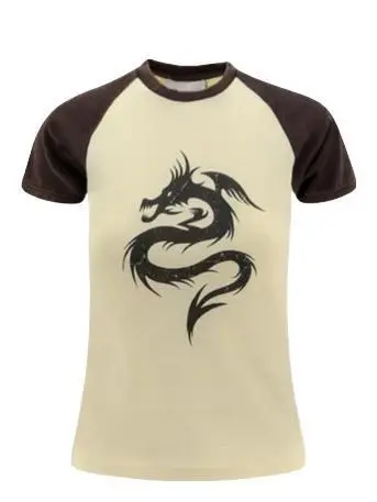Coperni Dragon Graphic T-shirt - Nude