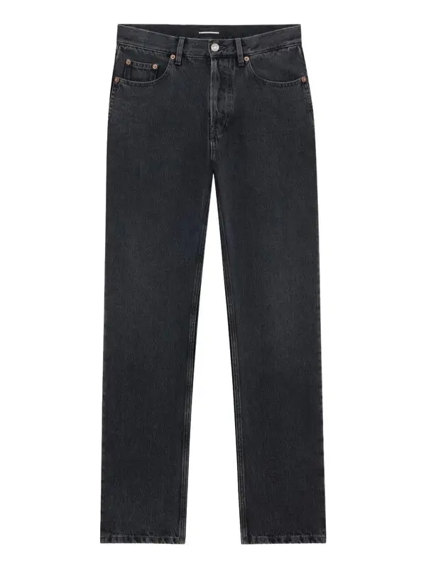 Saint Laurent Relaxed Straight-leg Jeans - Westwood Black