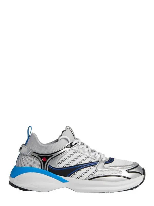 Dsquared2 Dash Panelled Mesh Lace-up Sneakers - White