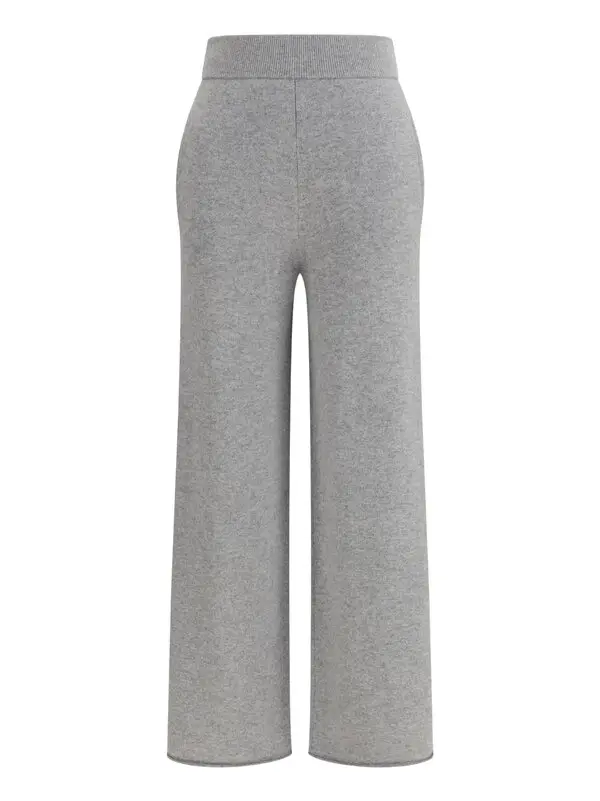 Max Mara Wide-leg Casual Pants - Gray