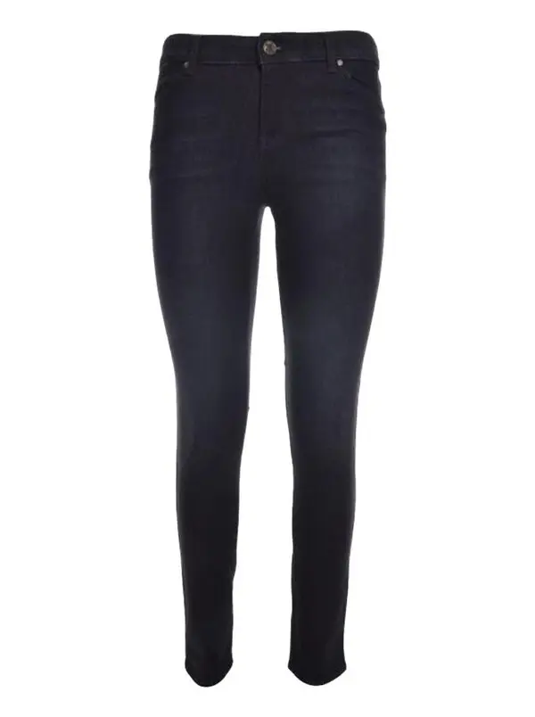 Emporio Armani Logo Detail Denim Jeans - Black