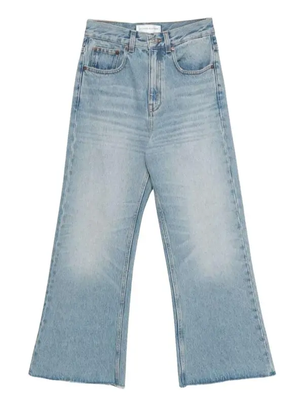 Victoria Beckham Belt Loop Jeans - Light Blue
