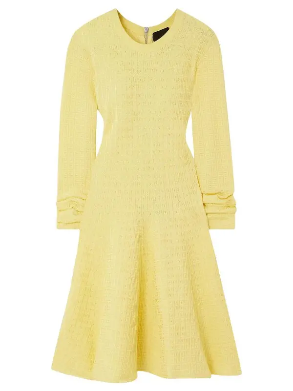 Givenchy Long Sleeved Dress - Yellow