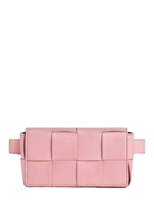 Bottega Veneta Mini Cassette Fanny Pack - Ribbon Powder
