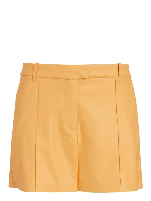 STAND STUDIO Belt Loop Shorts - Yellow