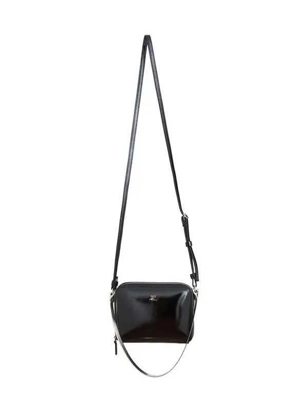 COURREGES Zippered Shoulder Bag - Nero