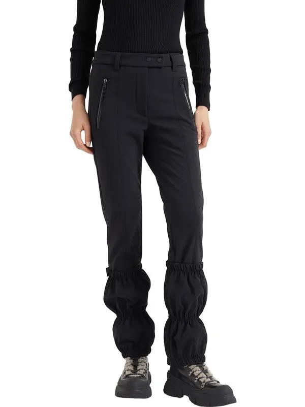 Brunello Cucinelli Mountain Trousers With Zipper Detail - Black