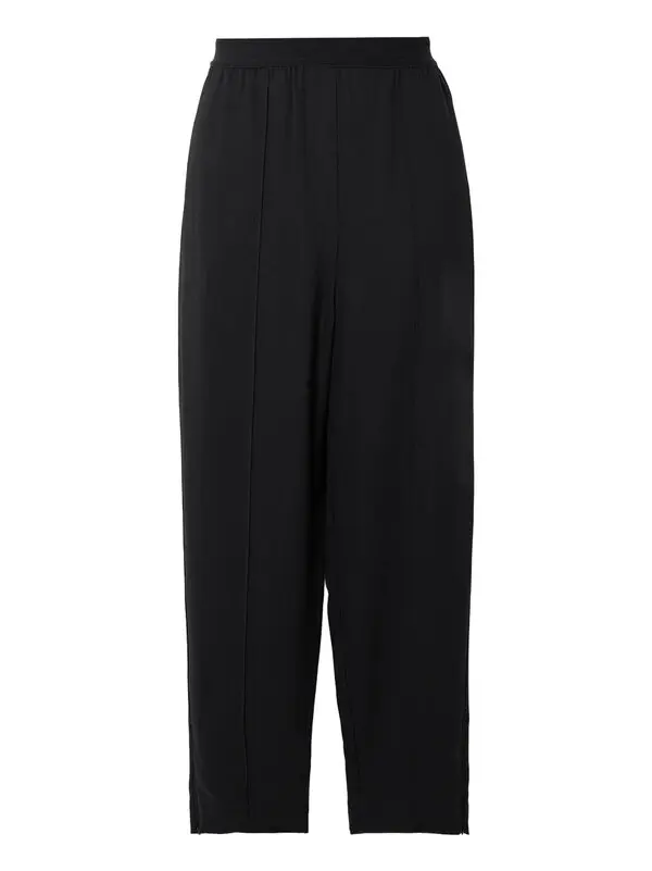 TOTEME Elastic Waist Casual Trousers - Black