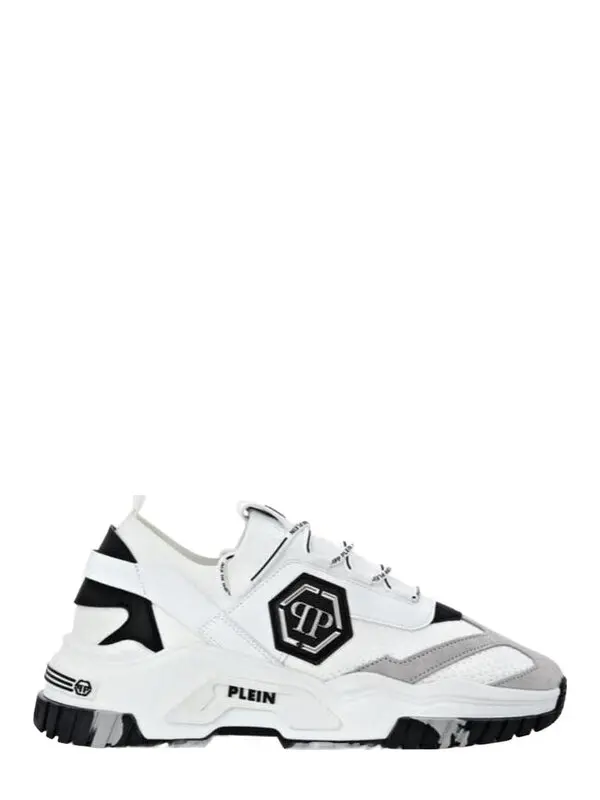 Philipp Plein Predator Lace-up Sneakers - White