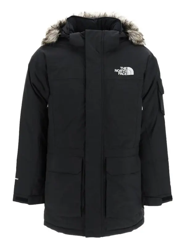 The North Face Hooded Padded Jacket - Black