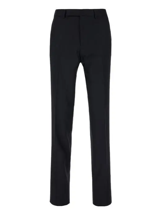 Zegna Welt Pocket Tailored Trousers - Navy Blue