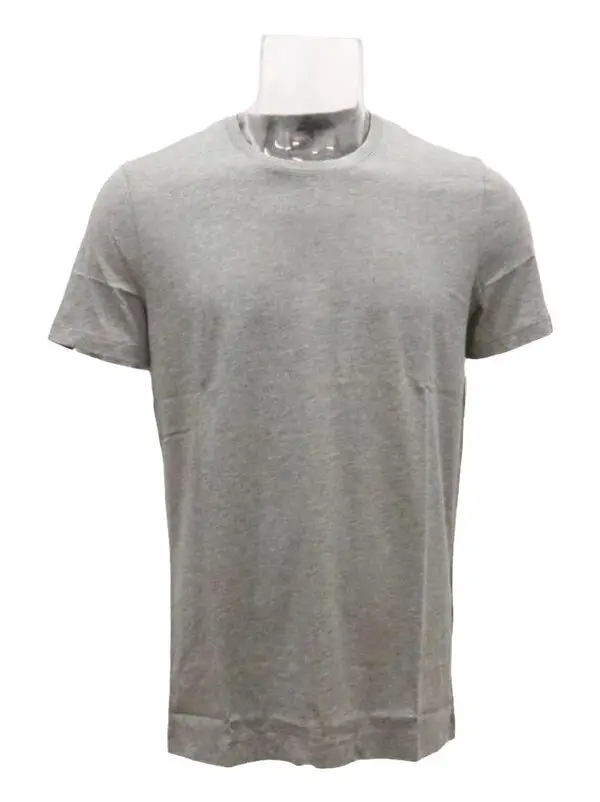 Hugo Boss T-shirt With Round Neck And Short Sleeves - Gray