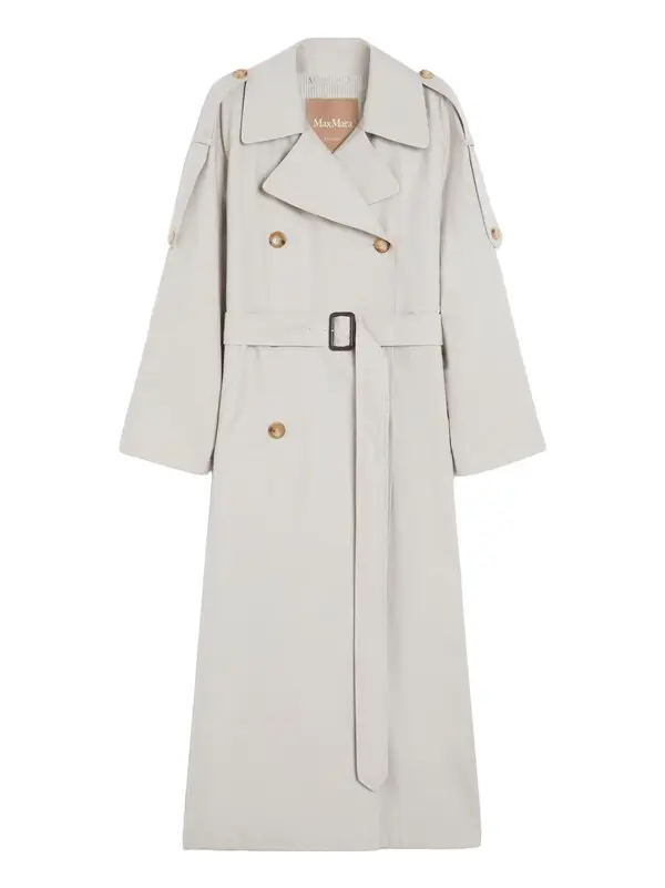 Max Mara Double-breasted Belted Coat - Raw
