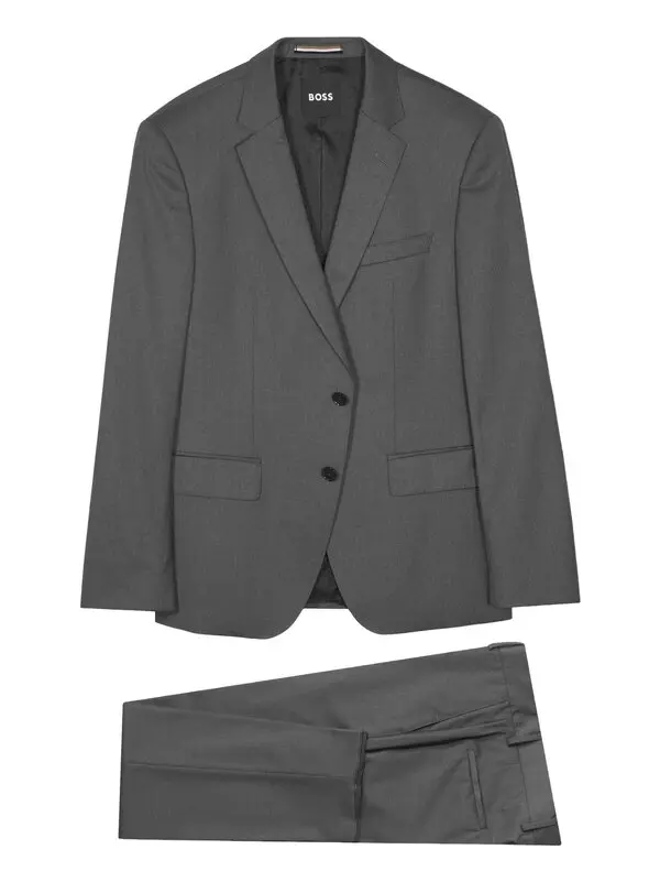 Hugo Boss Dogtooth Suit - Black